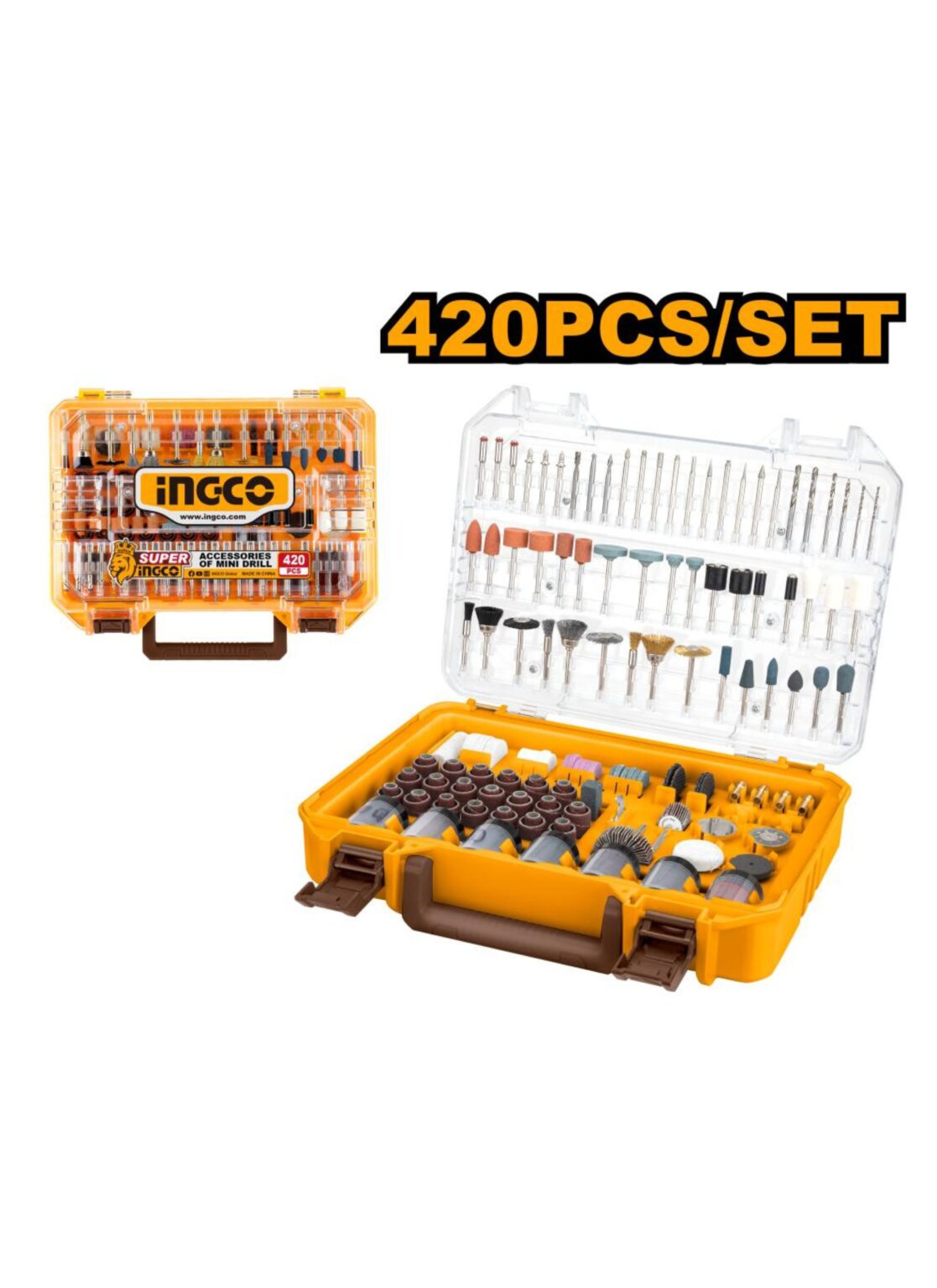 Ingco Mini Tool Complete Set 420 Pieces AKMG4208 - Gimme Online