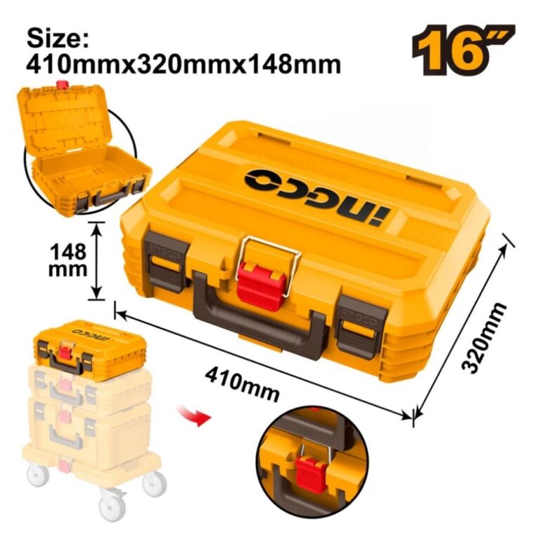 ingco Tool Box 16'' Stackable Medium PBXS101 - Gimme Online